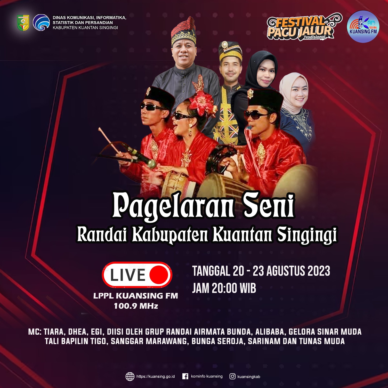 Saksikan Pagelaran Seni Randai Kabupaten Kuantan Singingi 20 s/d 23 ...