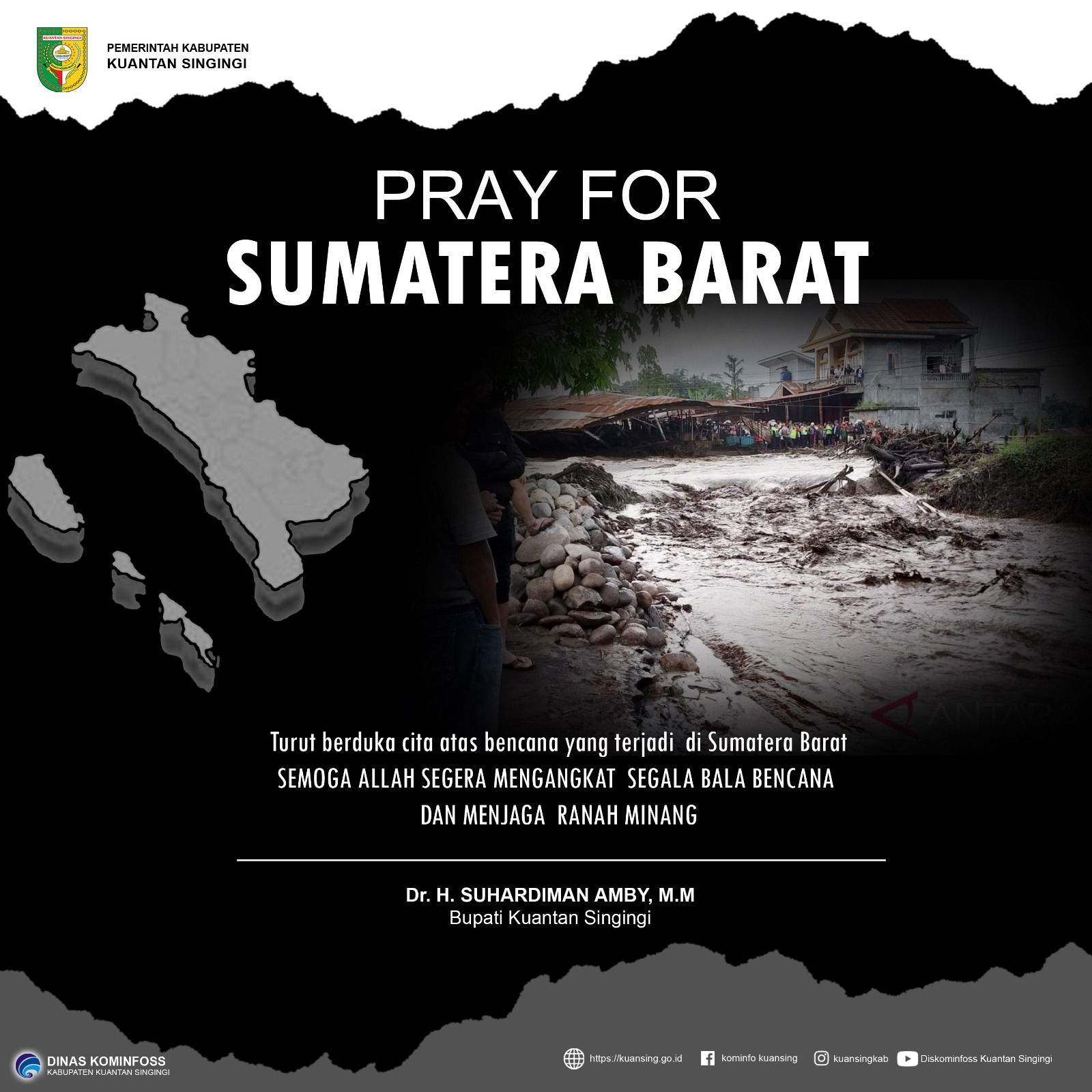 Pray For Sumatera Barat | Pemerintah Kabupaten Kuantan Singingi
