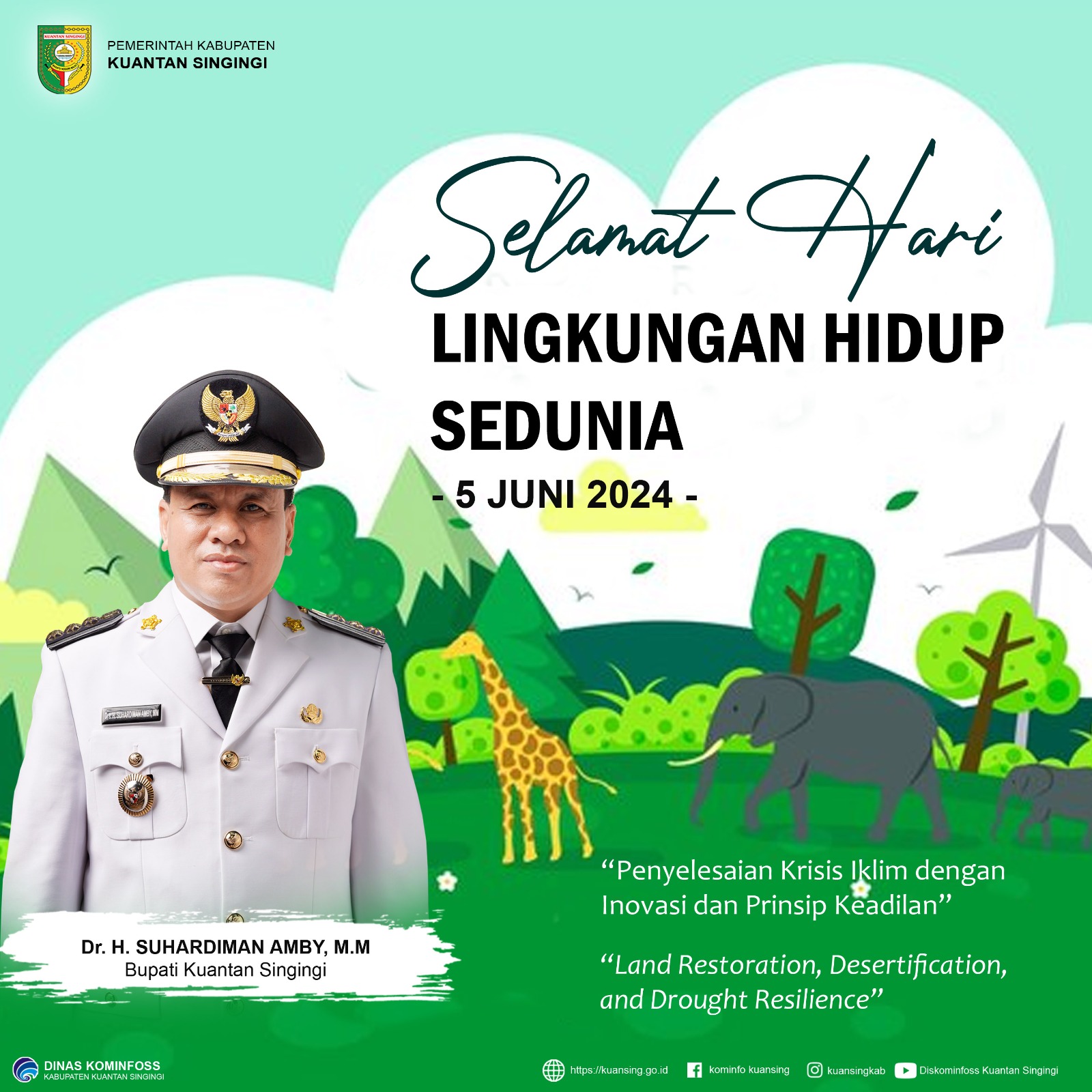 Selamat Hari Lingkungan Hidup Sedunia | Pemerintah Kabupaten Kuantan Singingi