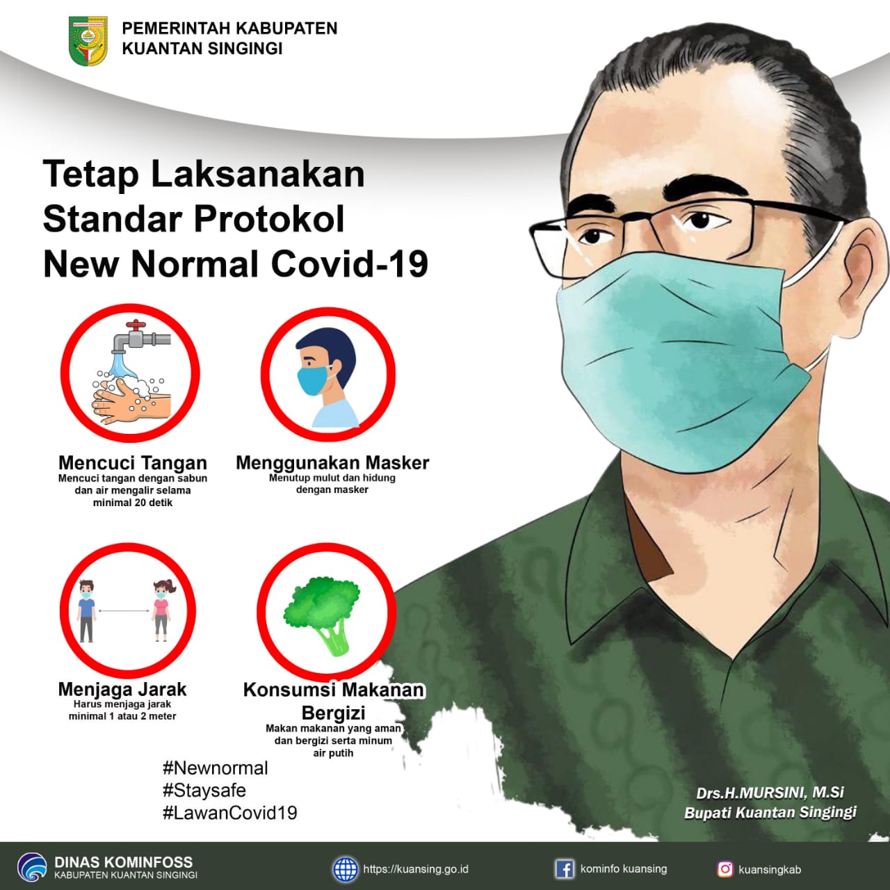 Standar Protokol New Normal | Pemerintah Kabupaten Kuantan Singingi
