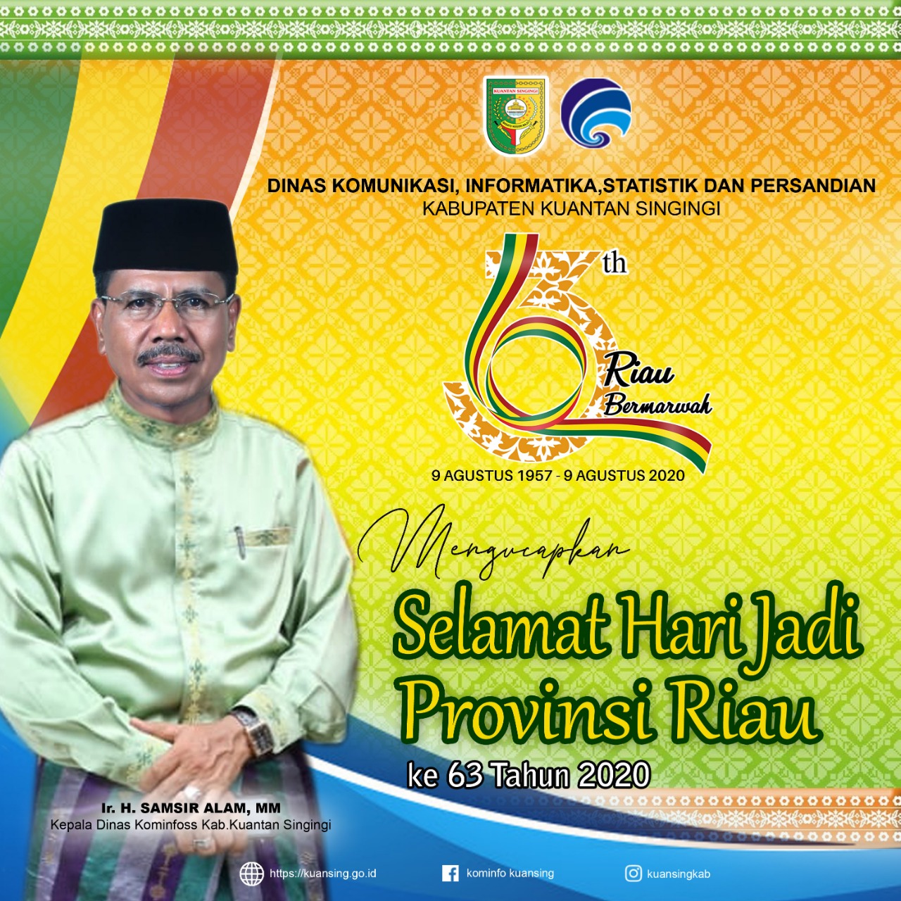 HUT Provinsi Riau ke 63 | Pemerintah Kabupaten Kuantan Singingi
